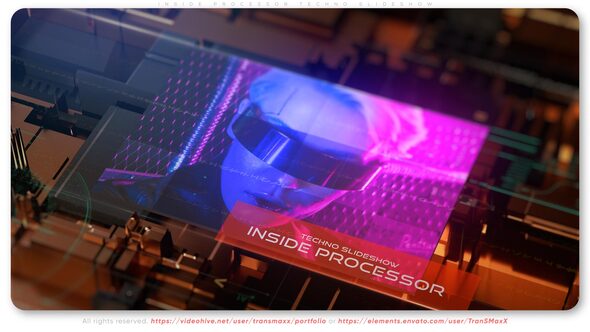 Inside Processor Techno Slideshow, After Effects Project Files | VideoHive